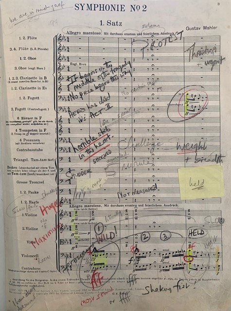 Mahler: Symphony no. 2 - Ben's Score - Ben Zander