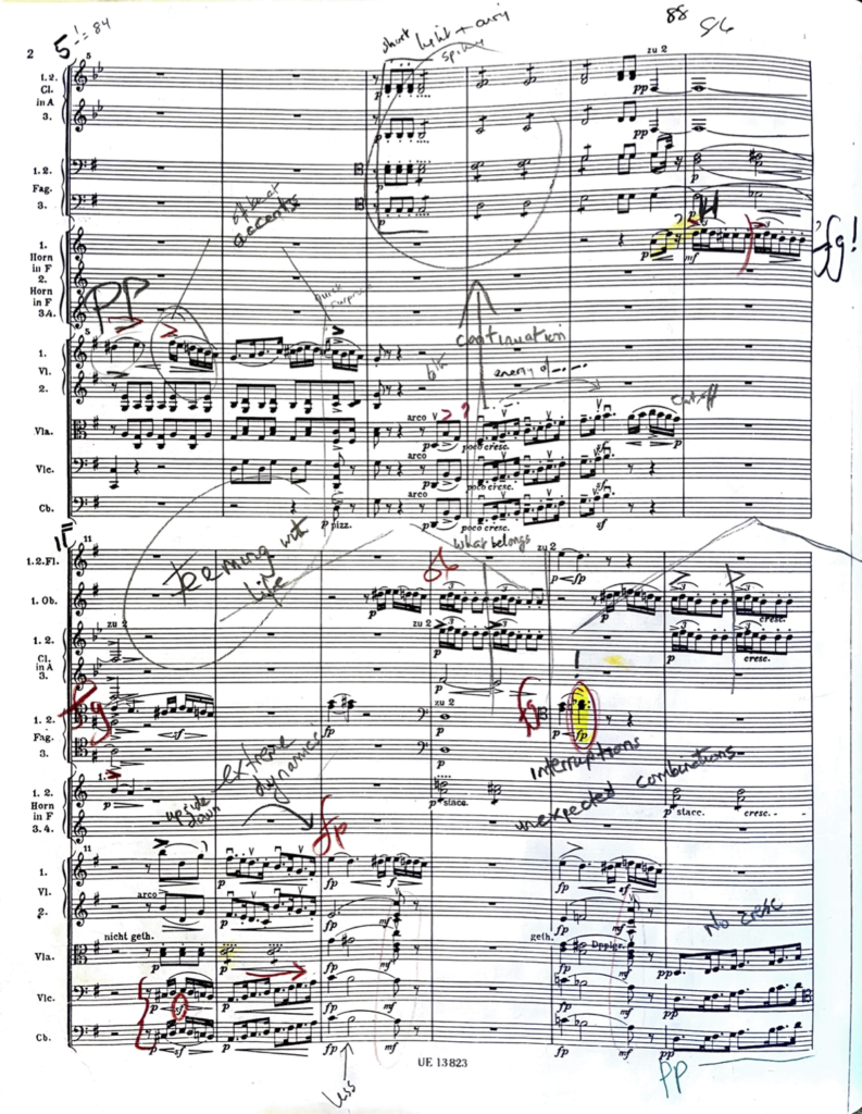 Mahler - Symphony no. 4 - Ben's Score - Ben Zander