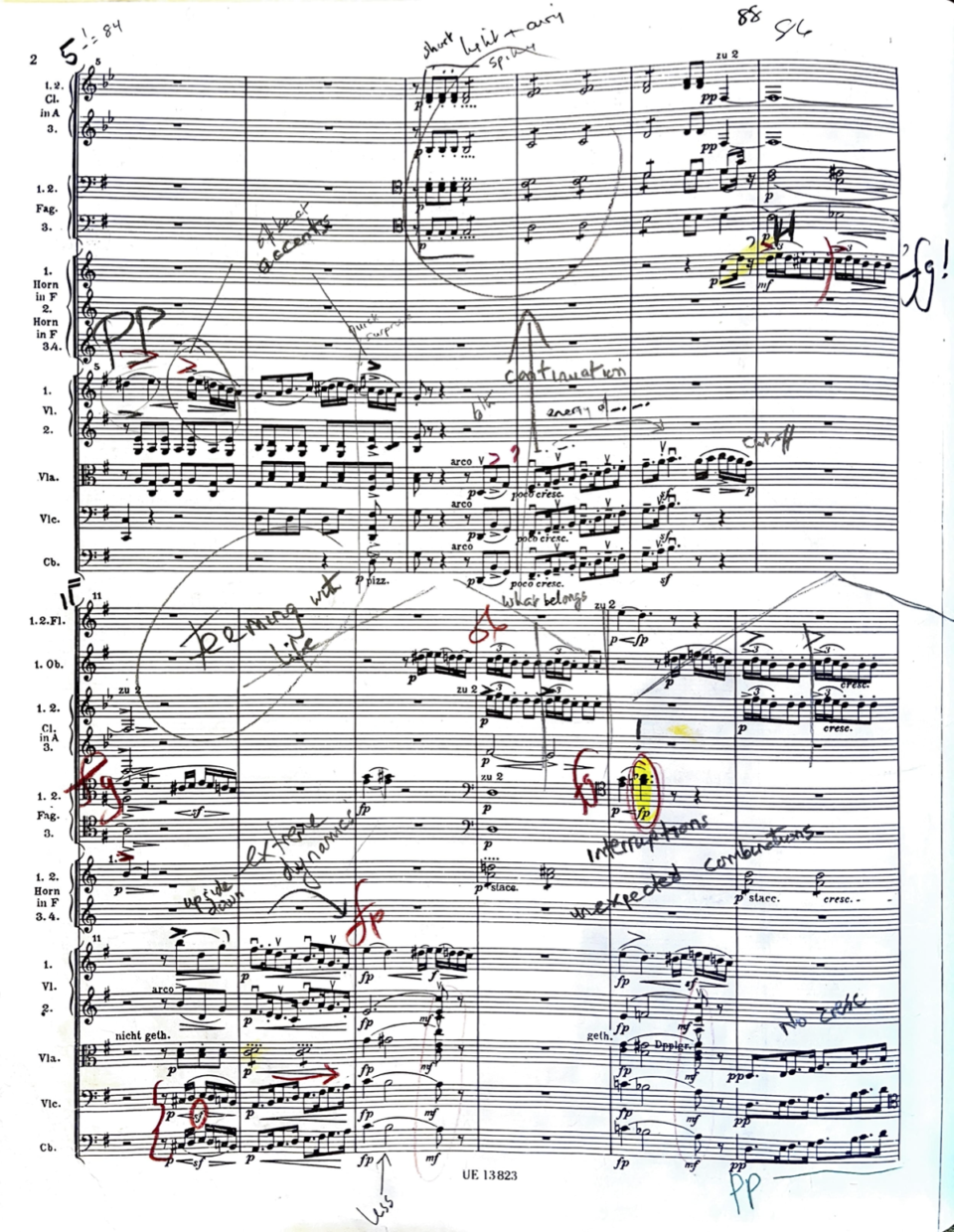 Mahler - Symphony no. 4 - Ben's Score - Ben Zander