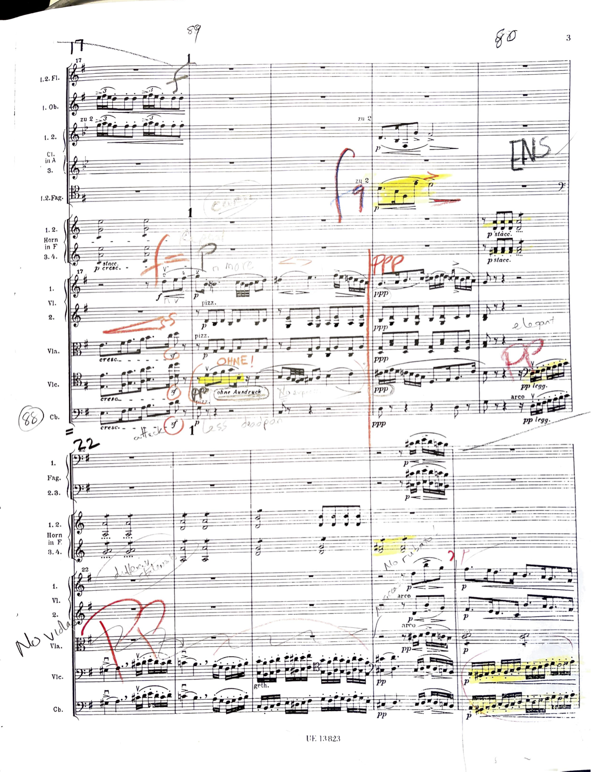 Mahler - Symphony no. 4 - Ben's Score - Ben Zander